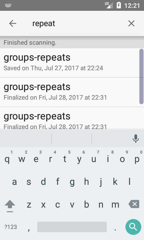 Improve the UI of search bar · Issue #1287 · getodk/collect · GitHub