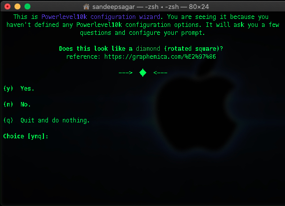 MacOS Terminal not saving p10k.zsh config · Issue #1546 · romkatv ...