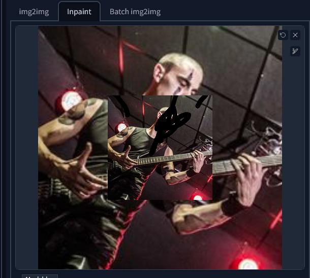 Bug while using the inpainting brush · Issue #1798 · AUTOMATIC1111/stable-diffusion-webui · GitHub