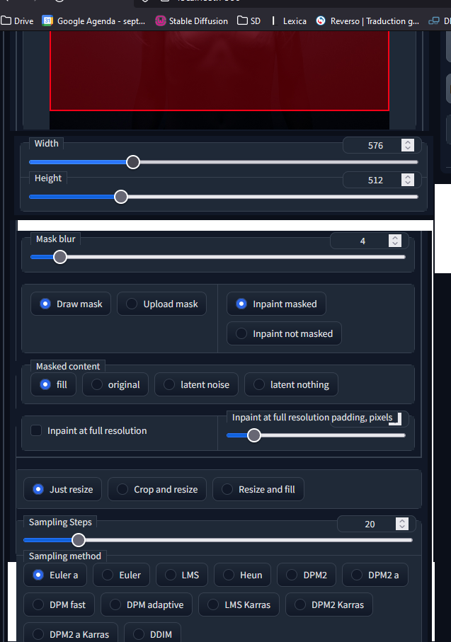 [Feature Request]: sampling methods buttons to checkboxes + image size close to image · Issue ...
