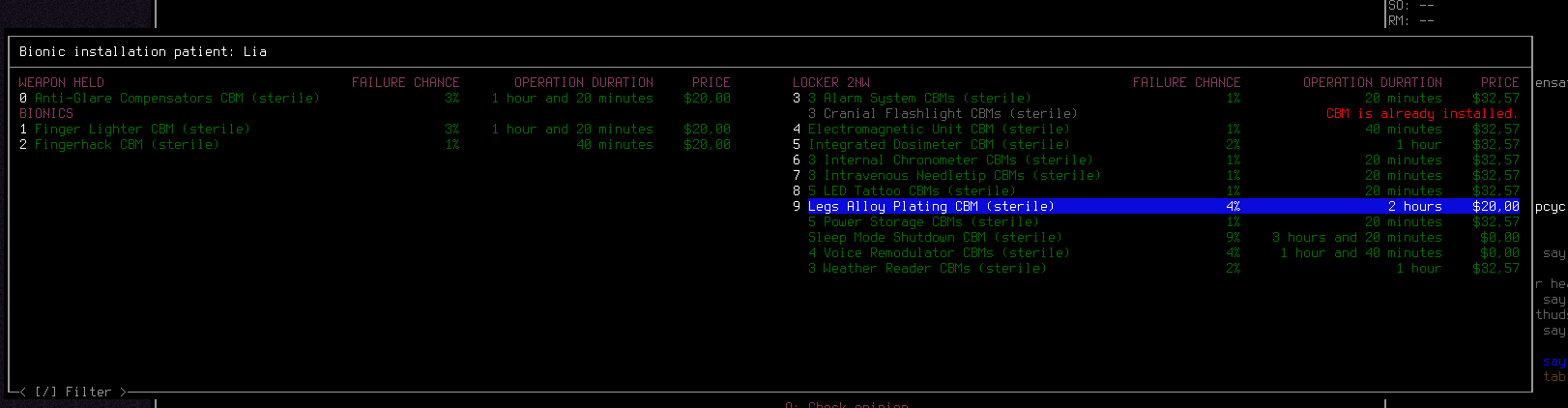 Exodii- CBM Trust can be skipped · Issue #58706 · CleverRaven/Cataclysm ...