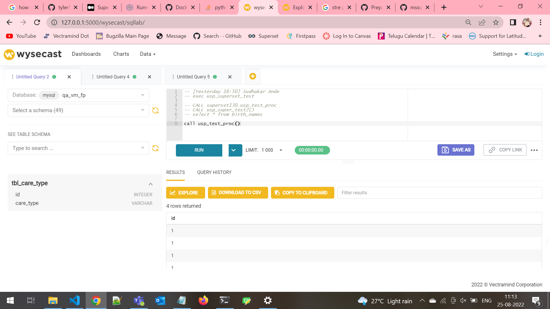 Prepared Statement/Stored Procedure support with Superset when using ...