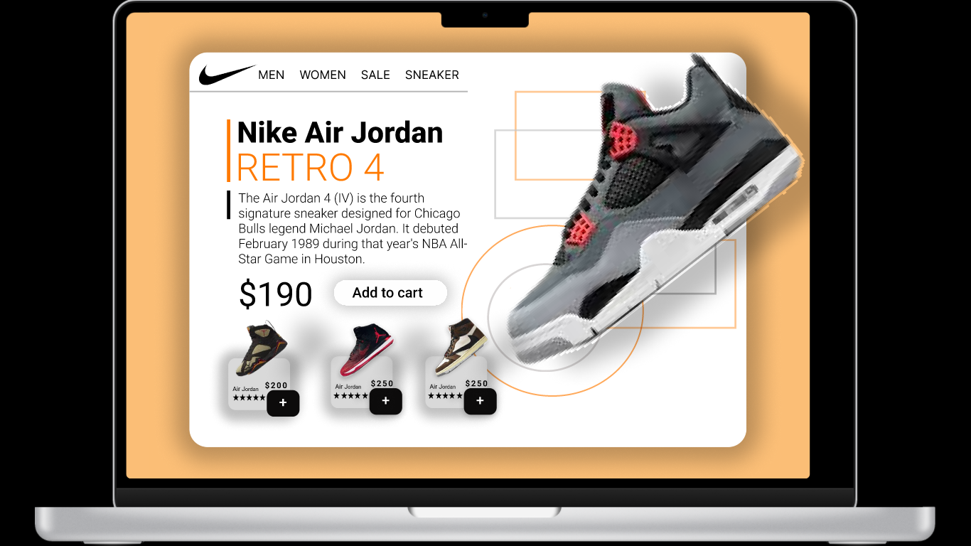 GitHub - HrstPathak/Figma-Nike-UI: UI design of nike air jordan shoes ...