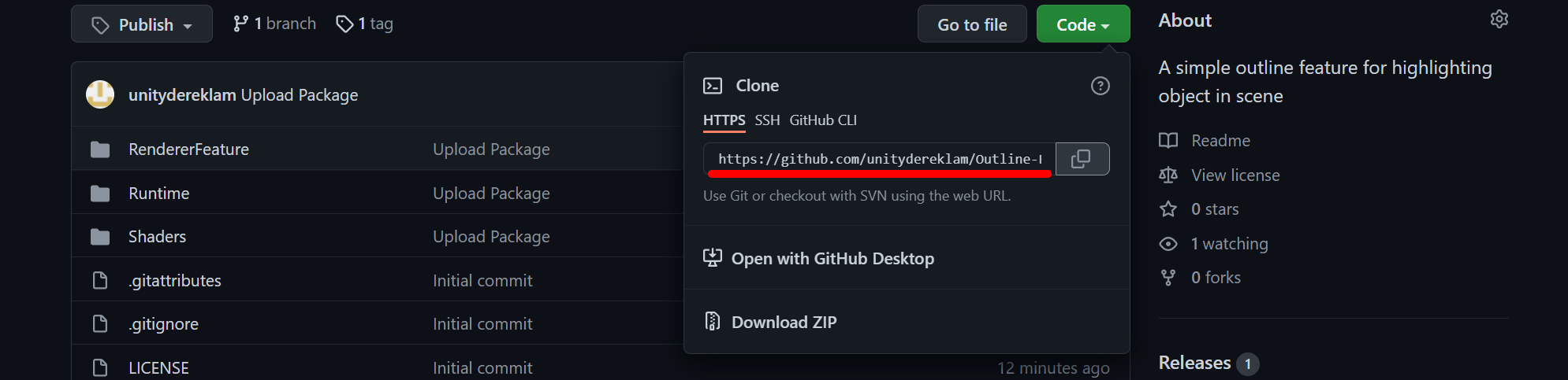GitHub - unitydereklam/Outline-Feature: A simple outline feature for ...