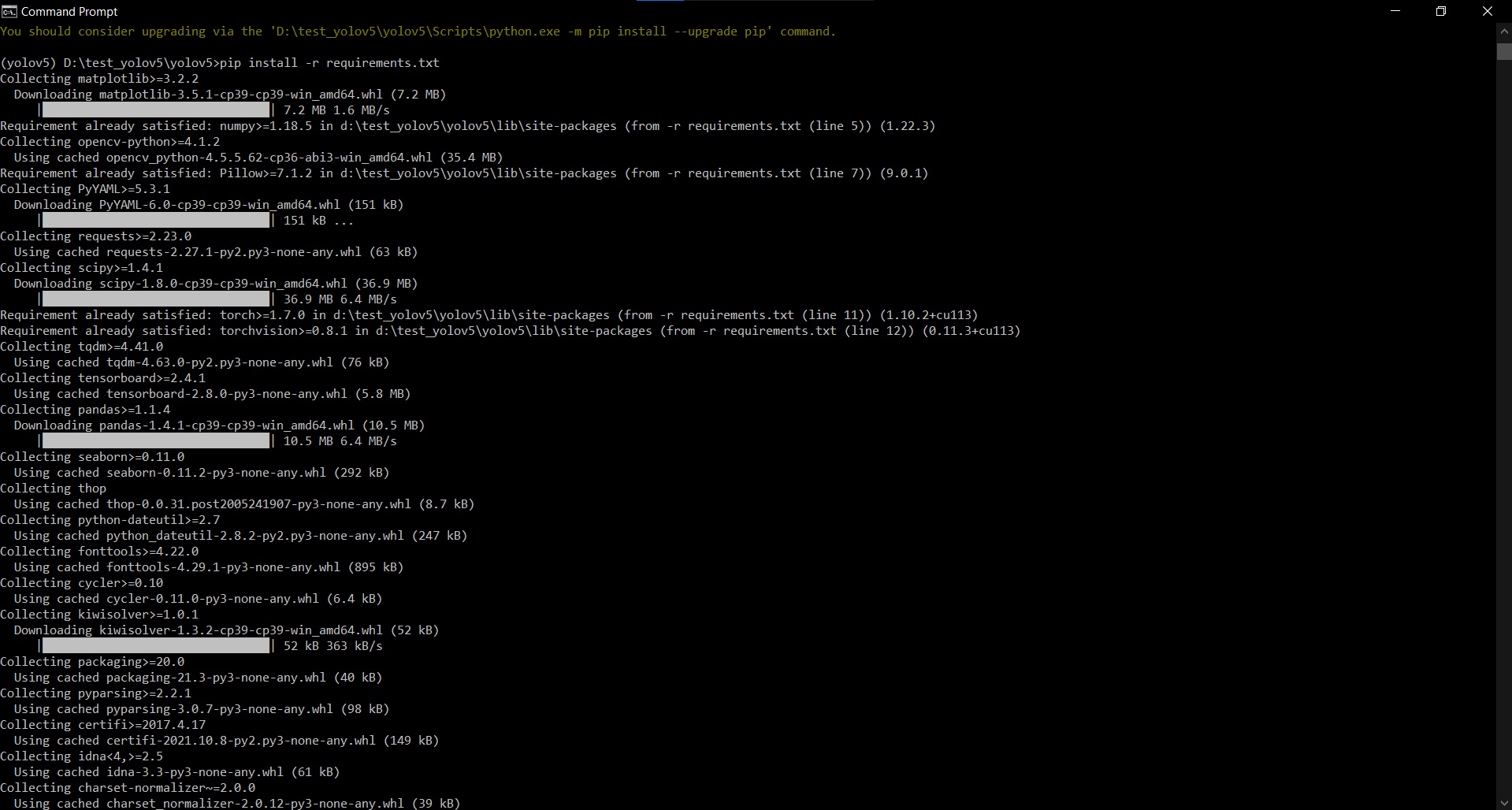 WinError 2 The system cannot find the file specified · Issue #6884 · ultralytics/yolov5 · GitHub