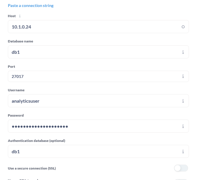Could not connect to my MongoDB with different authenticationDatabase · Issue #33879 · metabase ...