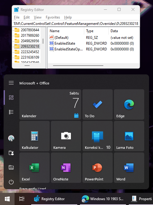 Windows 10 1903 Start Menu · valinet ExplorerPatcher · Discussion #2254 ...