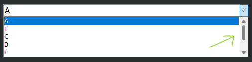 Is scrollbar available in Combobox/OptionMenu? · Issue #175 · TomSchimansky/CustomTkinter · GitHub