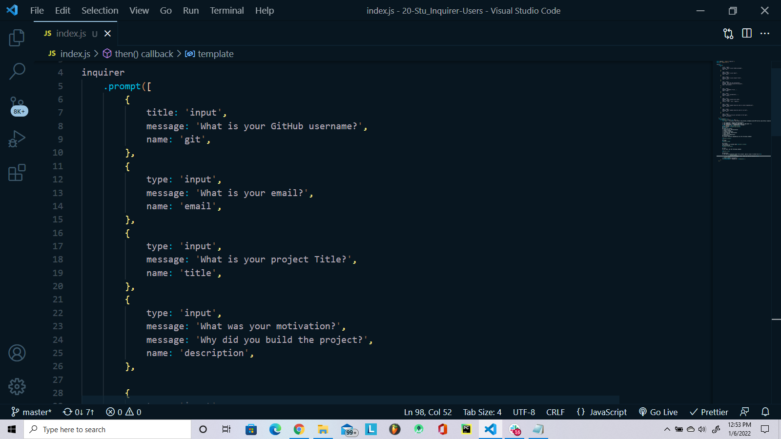 GitHub - SirRel1/Inquirer_CLI