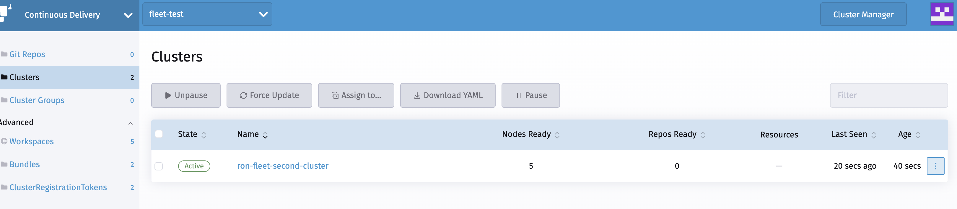Continuous Delivery - No way to create a workspace from UI in v2.5.x ...