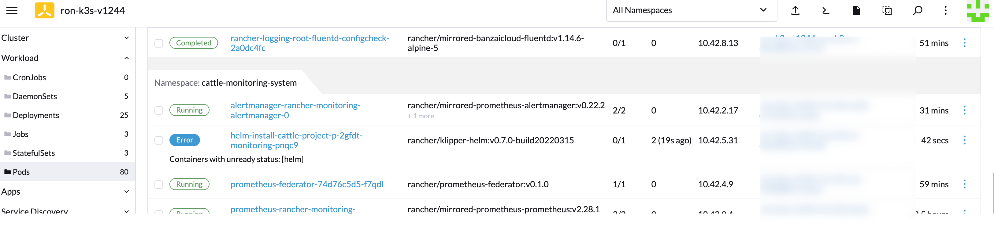 [bug][project Monitoring V2]helm Install Cattle Project P Pod Error State Due To Missing Key
