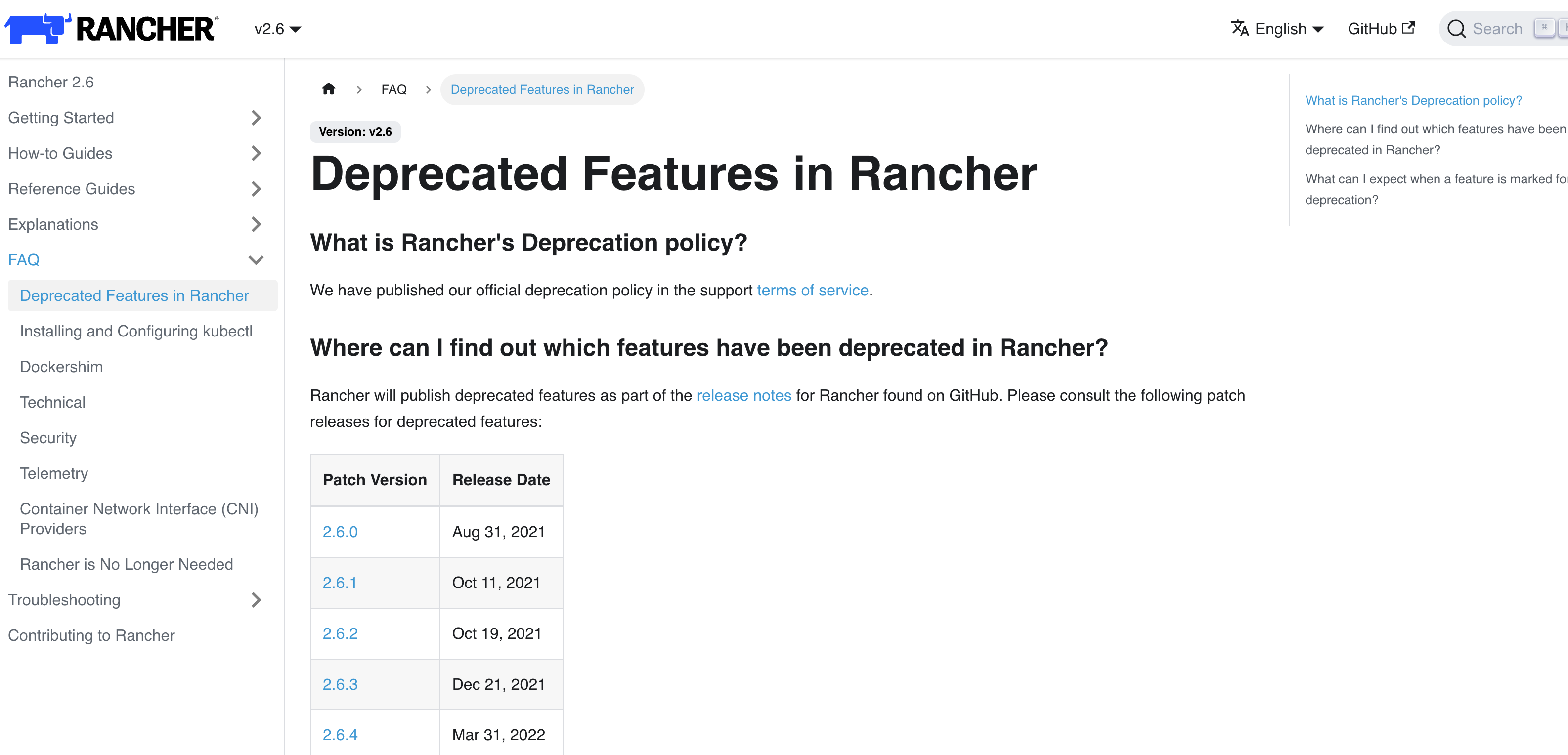 logging v1 FAQ link leads to 404 page · Issue #7004 · rancher/dashboard · GitHub
