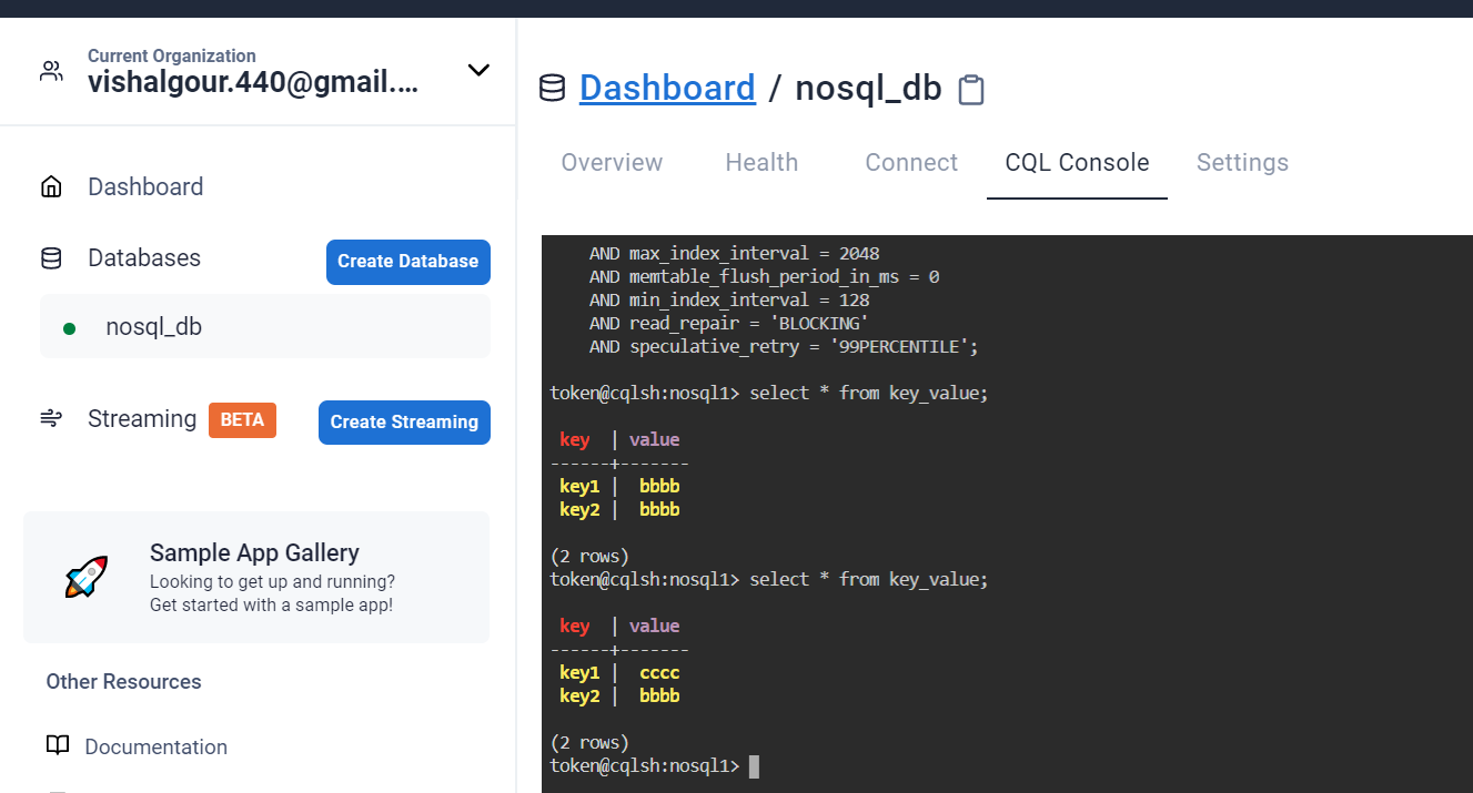 [HW] Vishal Gour · Issue #526 · datastaxdevs/workshop-introduction-to-nosql · GitHub