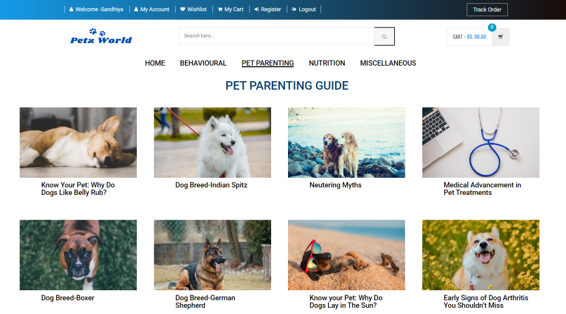 GitHub - Sandhiya2/petwebsite: It is a web application that allows ...