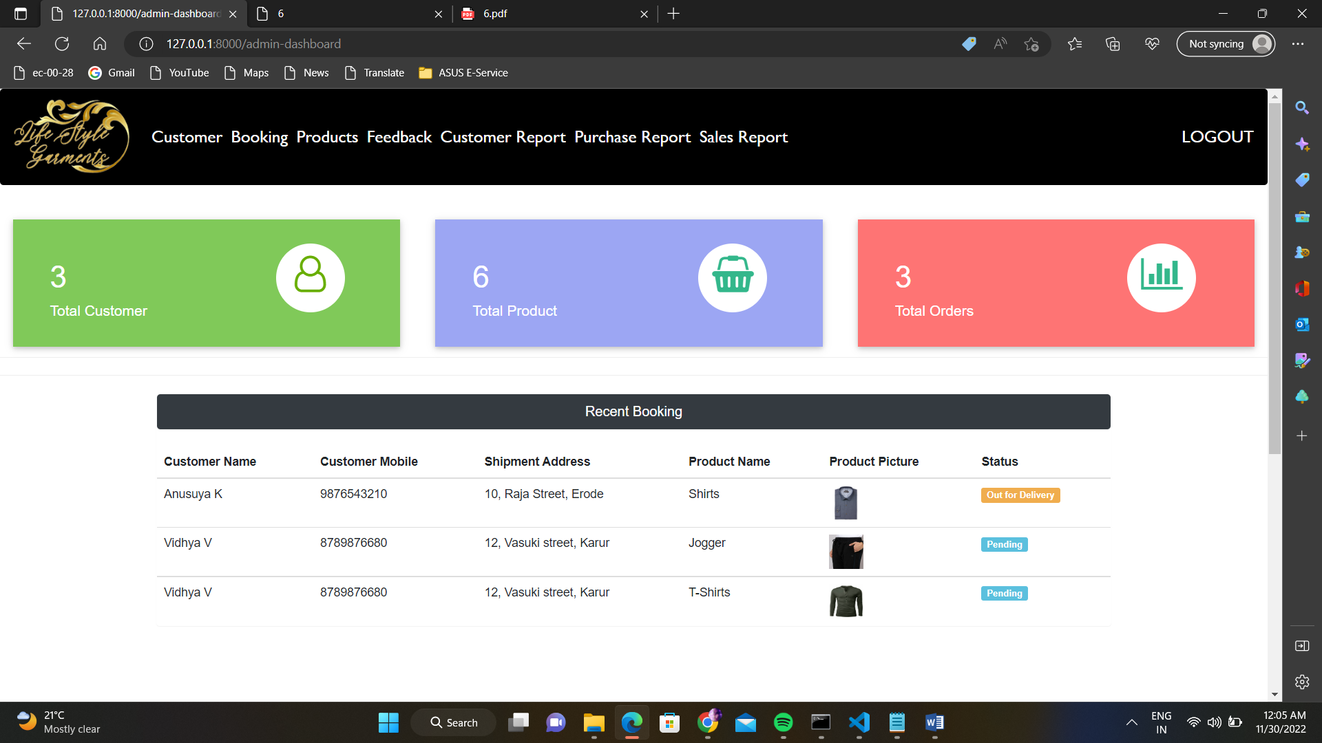 GitHub - Anusuya20/clothingmanagement