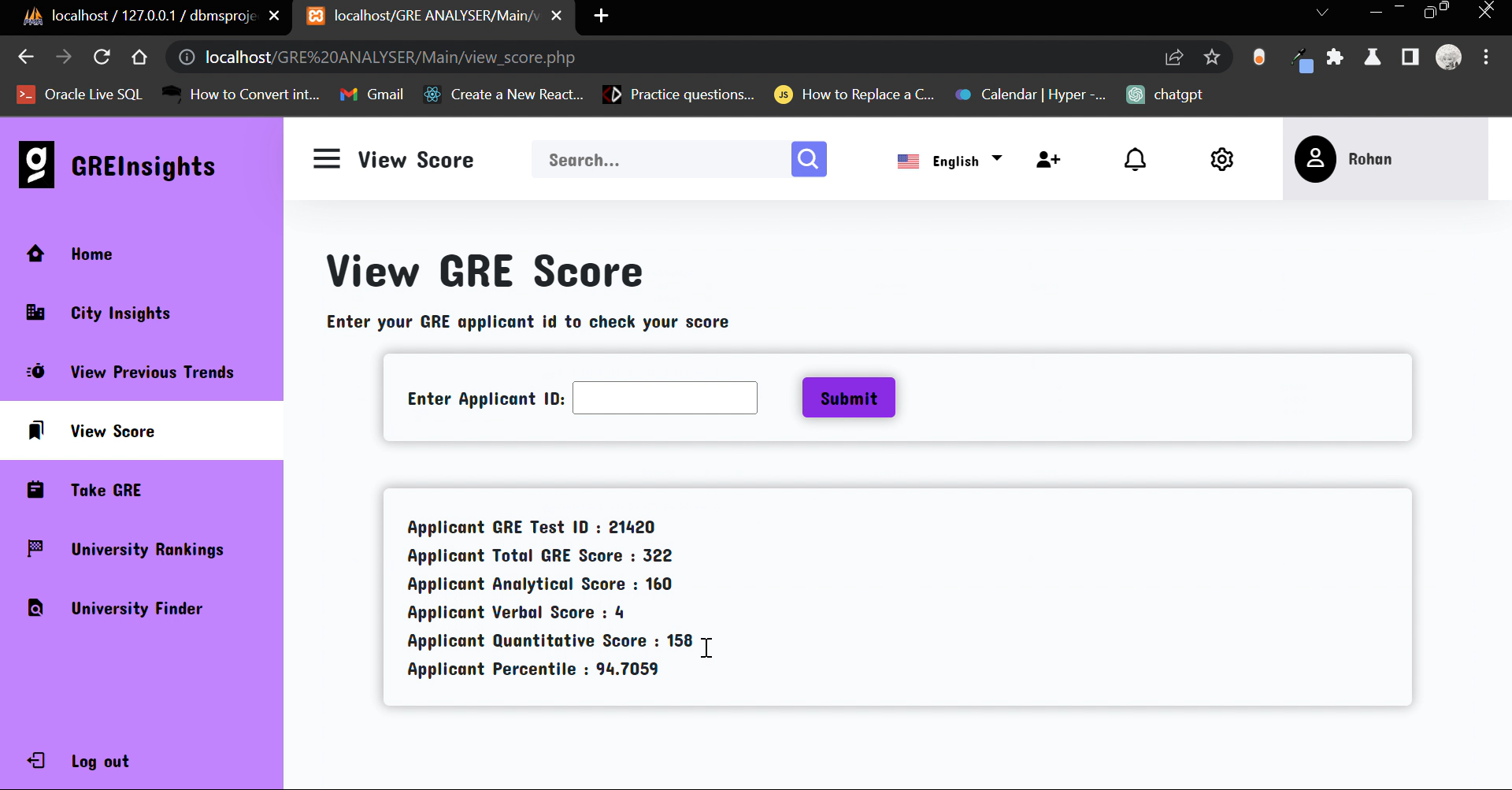GitHub - Vinu-1975/GRE_ANALYZER_WEB_APP: A full-stack web application designed to estimate GRE ...