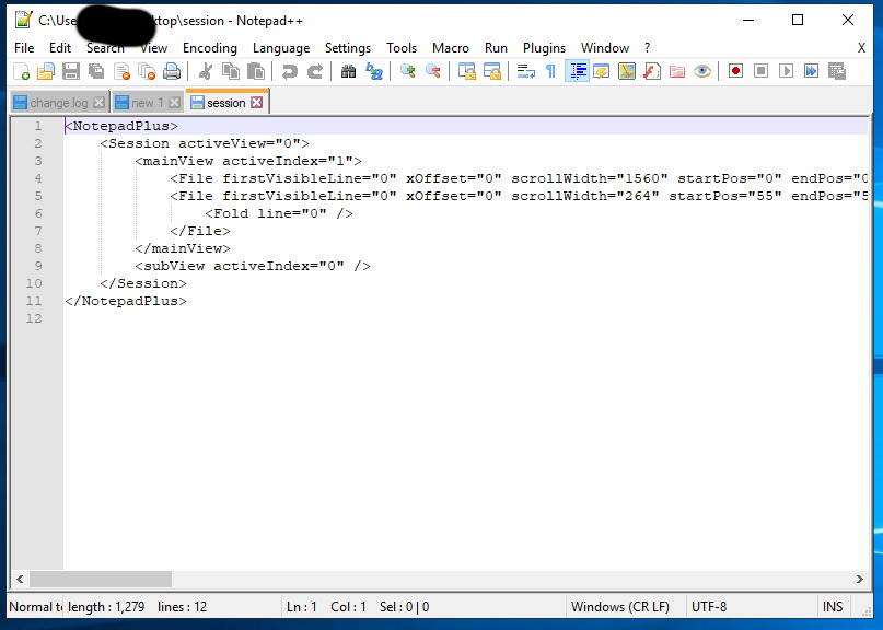 Folded Blocks are not Automatically Saved on Exit · Issue #5525 · notepad-plus-plus/notepad-plus ...