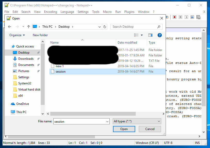 Folded Blocks are not Automatically Saved on Exit · Issue #5525 · notepad-plus-plus/notepad-plus ...