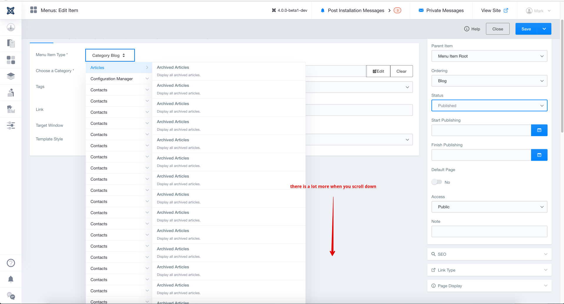 Menu link search system · Issue #23 · joomla-projects/j4adminui · GitHub