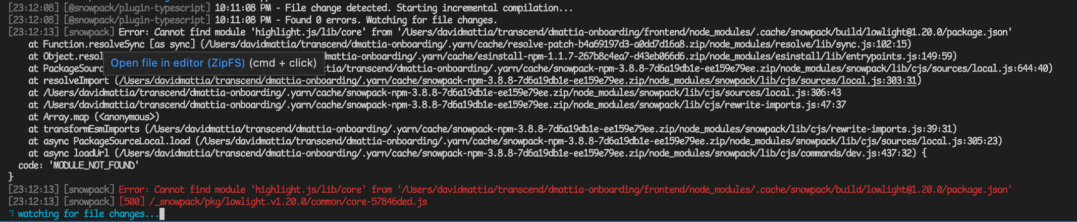 🐛 BUG: Does not work with `react-syntax-highlighter` dependency · Issue #3845 · FredKSchott ...