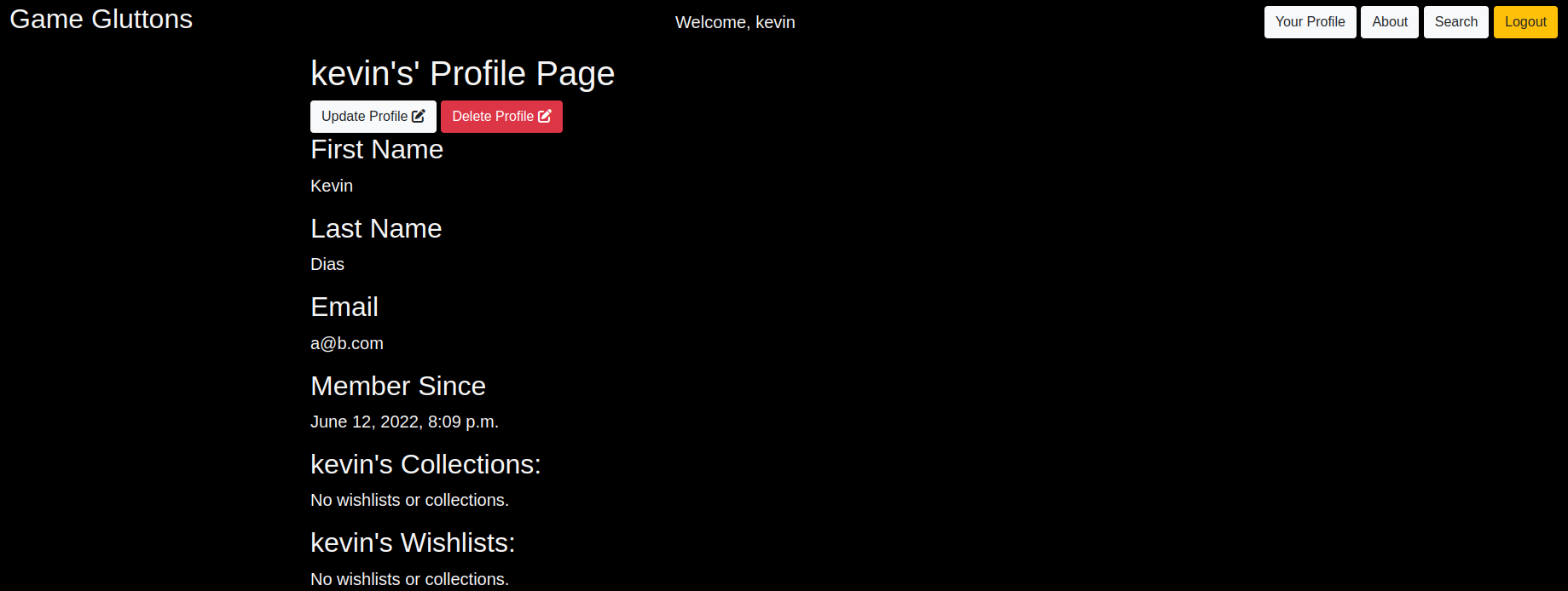 GitHub - SaidNivek/game_gluttons
