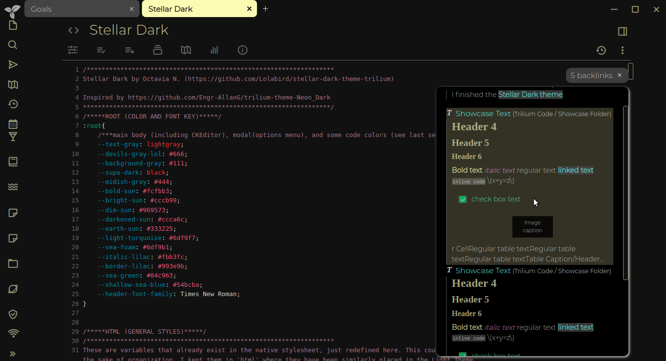 GitHub - Lolabird/stellar-dark-theme-trilium: Dark theme for Trilium ...