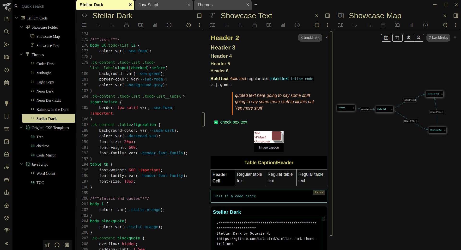 GitHub - Lolabird/stellar-dark-theme-trilium: Dark theme for Trilium ...