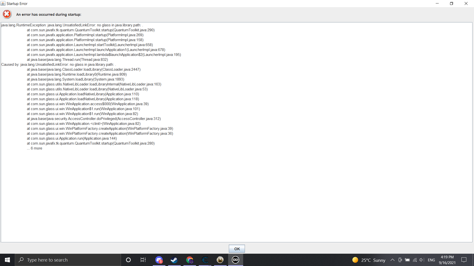 FAF Java Error · Issue #2347 · FAForever/downlords-faf-client · GitHub