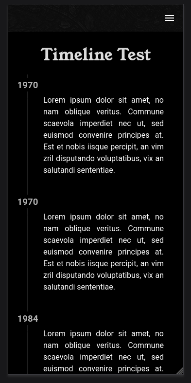 [Feature Request] Timeline component isn't mobile-friendly, timeline ...
