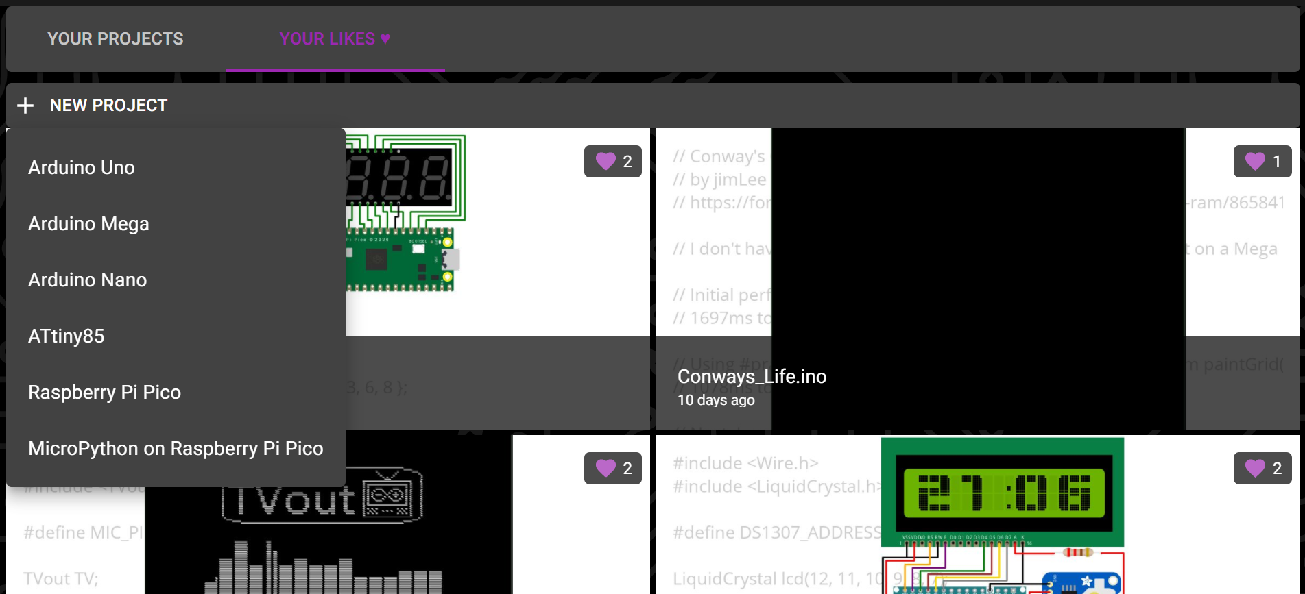 Organize projects into Collections · Issue #100 · wokwi/wokwi-features · GitHub