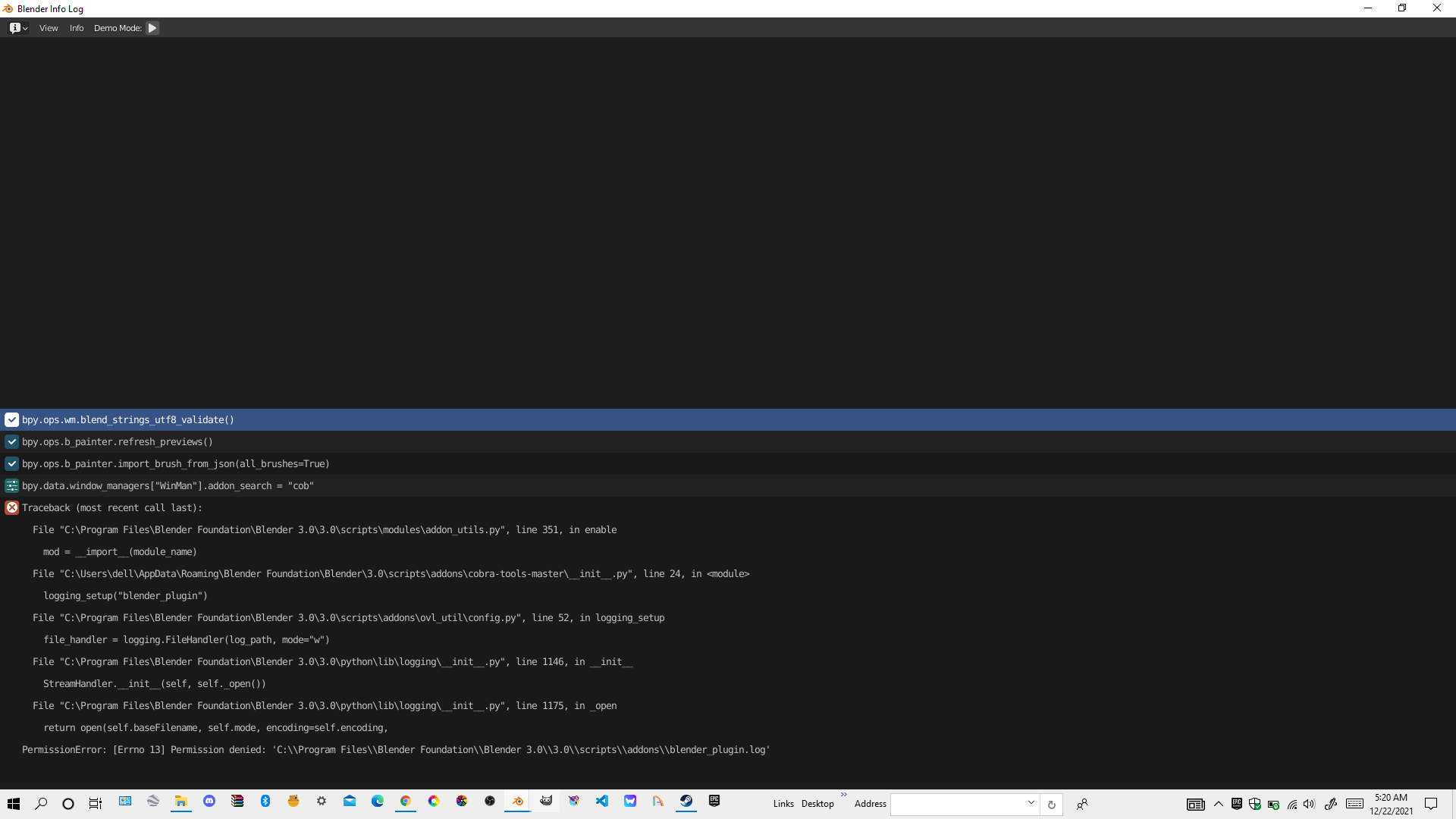 permission denied error · Issue #158 · OpenNaja/cobra-tools · GitHub