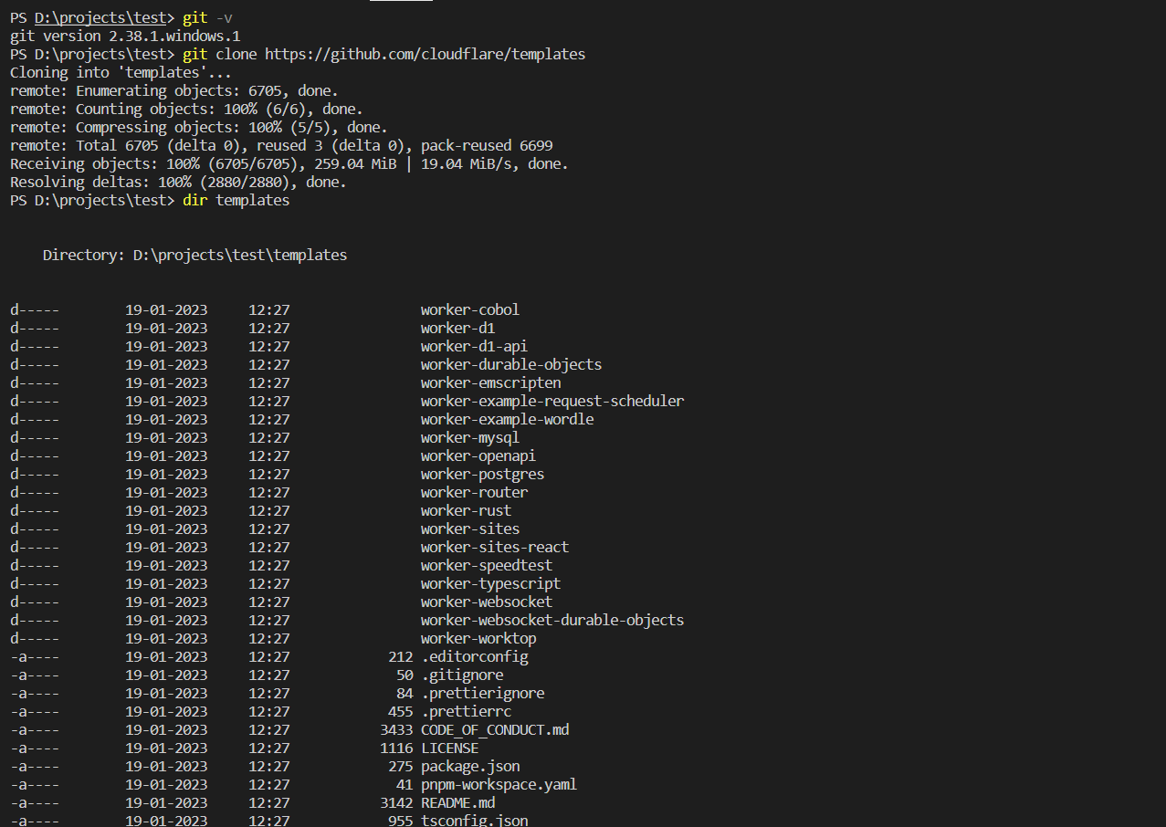 🐛 BUG: `wrangler generate` doesn't work on Windows · Issue #2547 · cloudflare/workers-sdk · GitHub