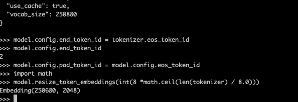 belle-7b-2M ft后vocab_size对不齐。size mismatch for transformer.word_embeddings.weight: copying a ...