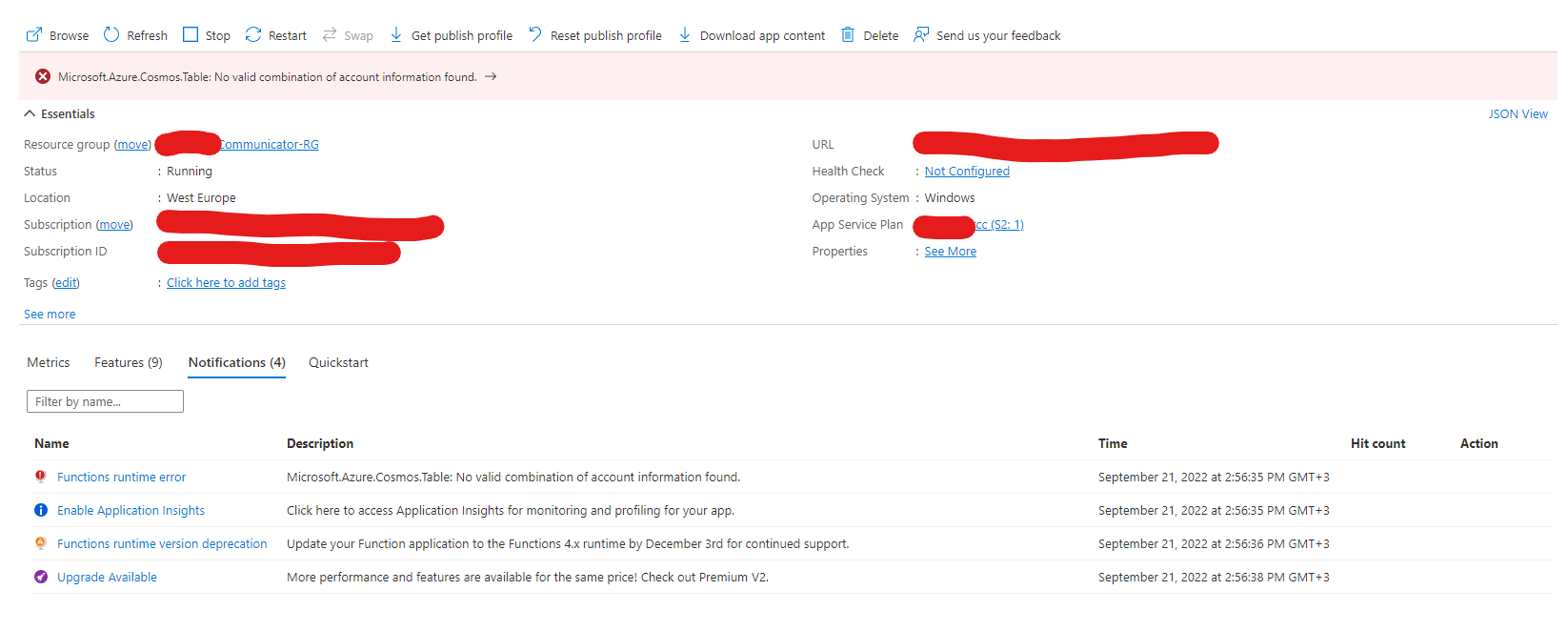 Error while opening Company Communicator from Teams channel · Issue ...