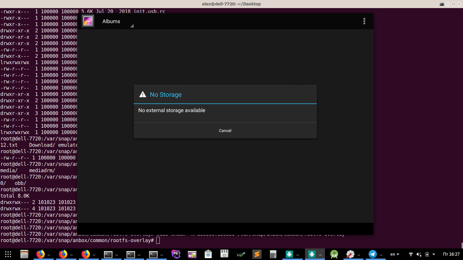 File manager unable to acces system storage · Issue #1135 · anbox/anbox · GitHub