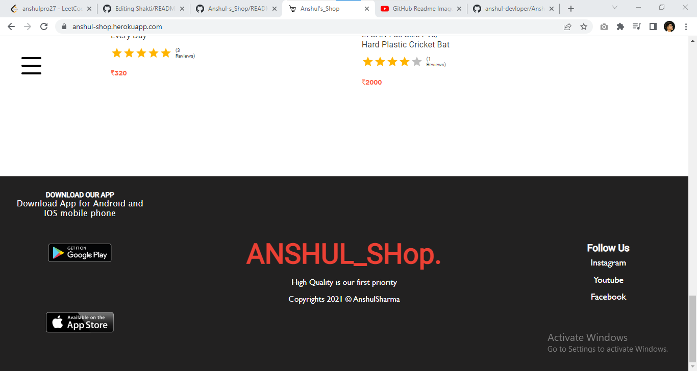 GitHub - anshul-devloper/Anshul-s_Shop
