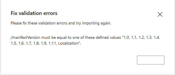Uploading Manifest With Supportscalling And Supportsvideo Fails With Badrequest · Issue 6007