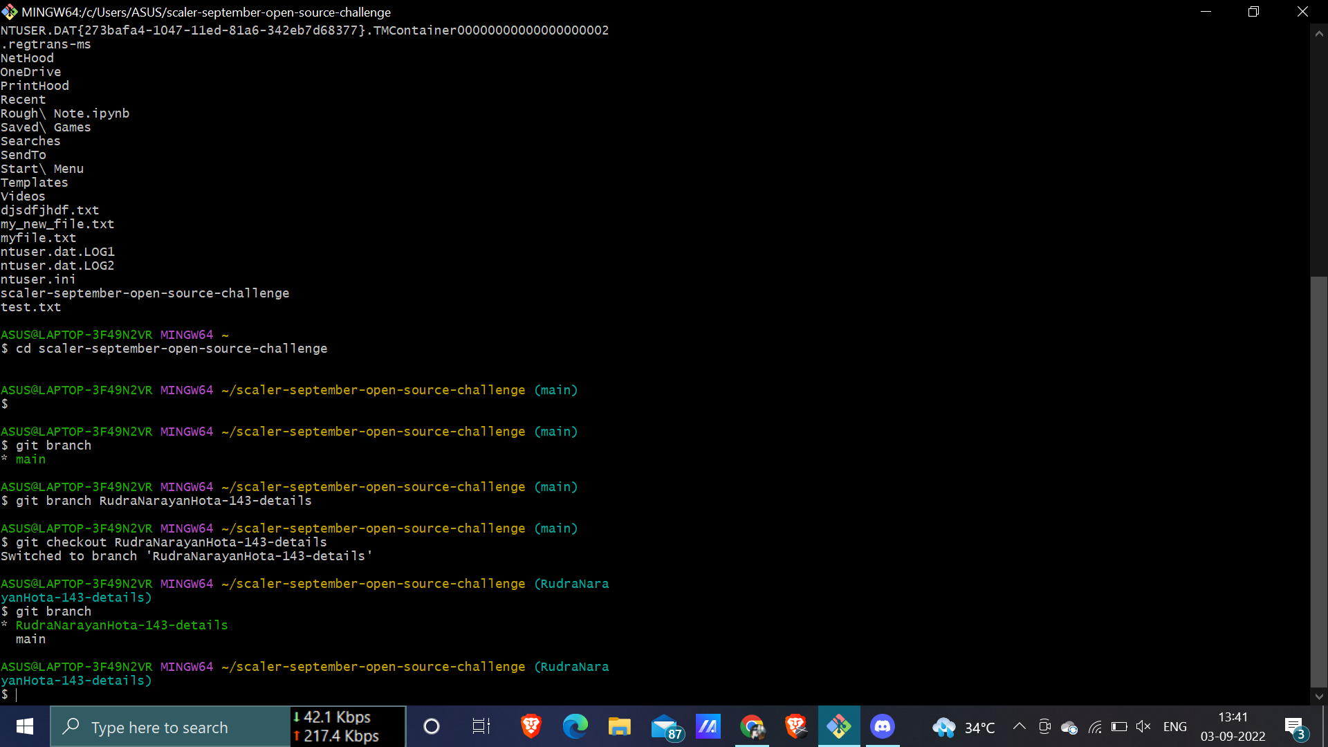 Challenge 1,2,3,4 · Issue #61 · scaleracademy/scaler-september-open-source-challenge-2022 · GitHub