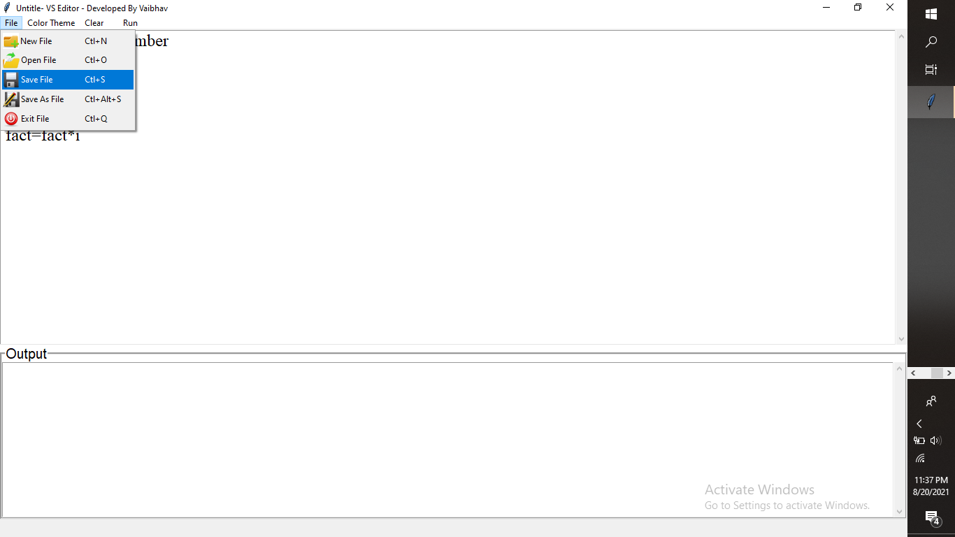 GitHub - jainvaibhav2000/Vs_Code_Editor: I made the editor which ...