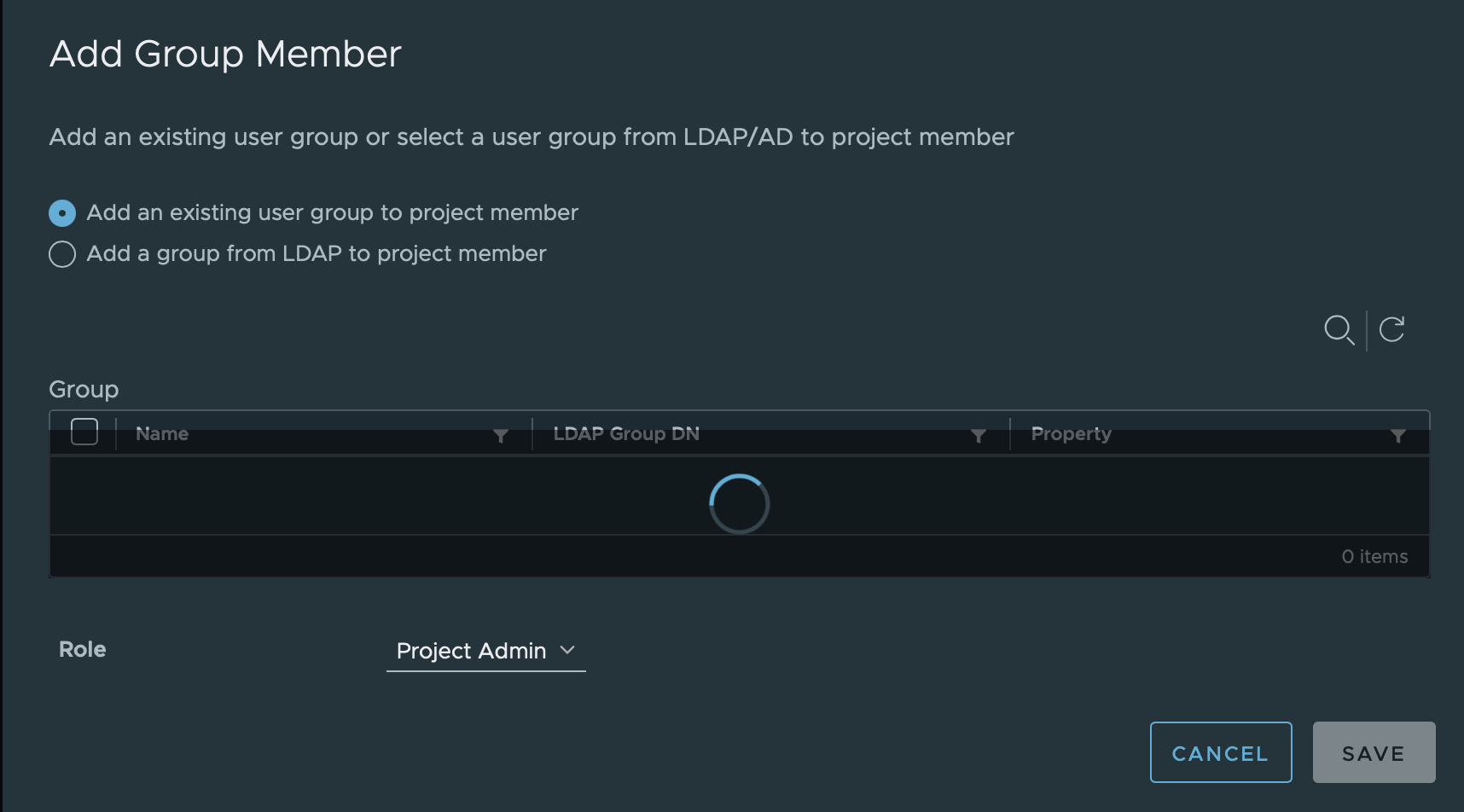 Projects admins can't add groups to projects when using LDAP · Issue #15432 · goharbor/harbor ...