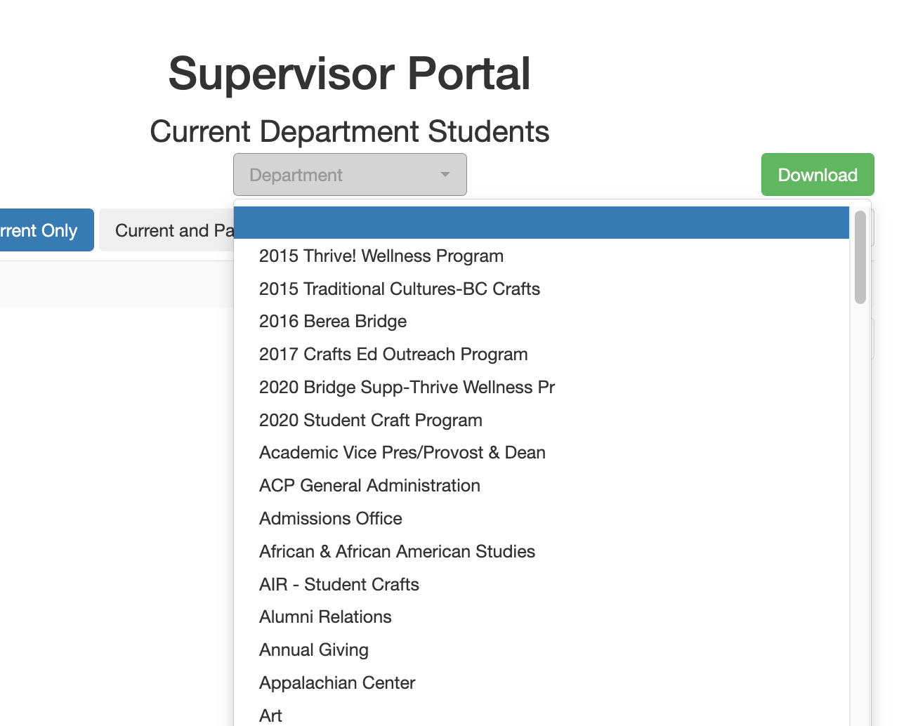 Supervisor Portal UI Enhancements · Issue #364 · BCStudentSoftwareDevTeam/lsf · GitHub