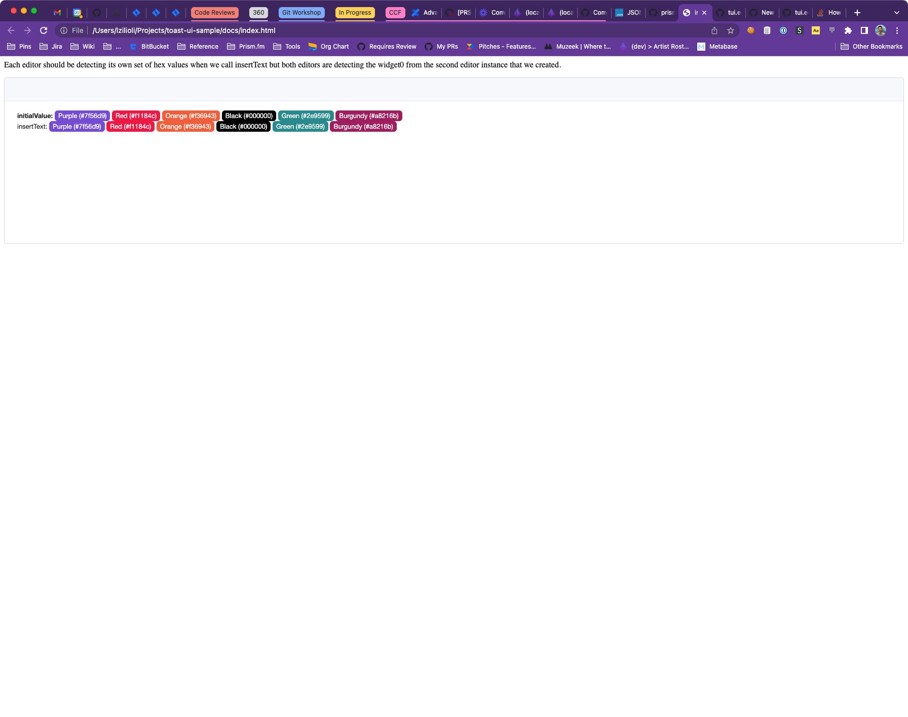 Issue with multiple instances with different widgets · Issue #2801 · nhn/tui.editor · GitHub