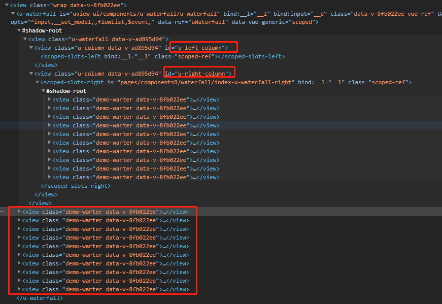 瀑布流微信小程序solts位置错误 · Issue #1037 · umicro/uView · GitHub