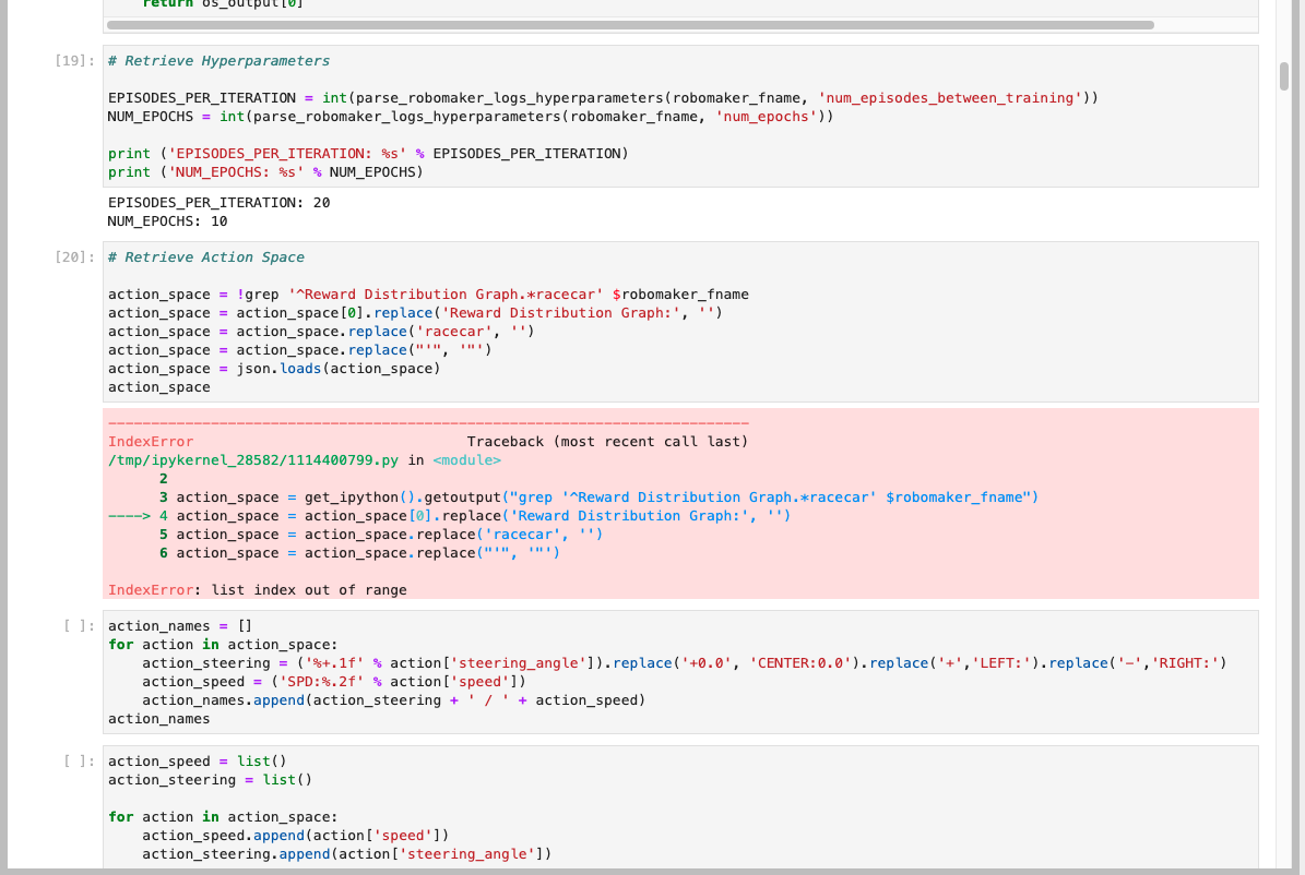 Issue in · Issue #4 · TheRayG/deepracer-log-analysis · GitHub