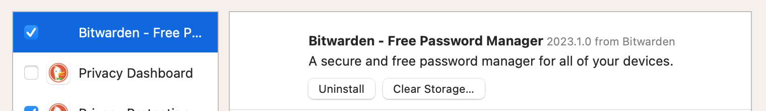 Safari bitwarden toolbar icon disappeared · Issue #1185 · bitwarden/clients · GitHub
