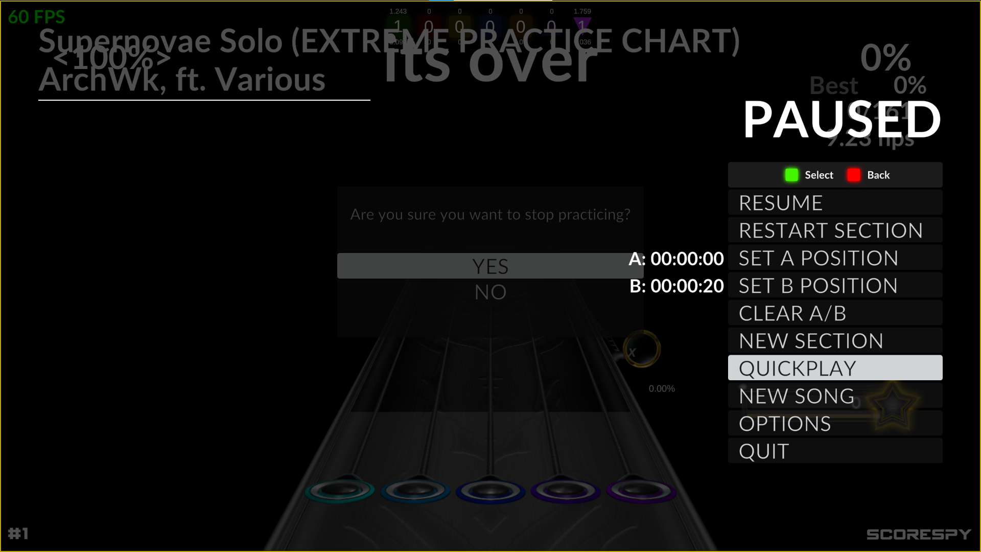 Confirmation boxes behind the pause menu. · Issue #58 · ScoreSpy/Issues ...