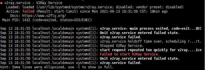 systemctl status v2ray 运行被禁止 · Issue #2933 · v2ray/v2ray-core · GitHub