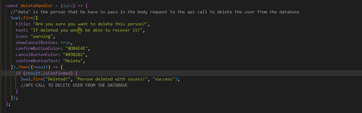 SweetAlert2 Implementation · Issue #9 · brunow8/ReactJS_AspNetCore_Crud · GitHub