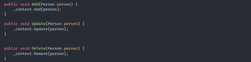 IPersonRepo and PersonRepo · Issue #22 · brunow8/ReactJS_AspNetCore_Crud · GitHub