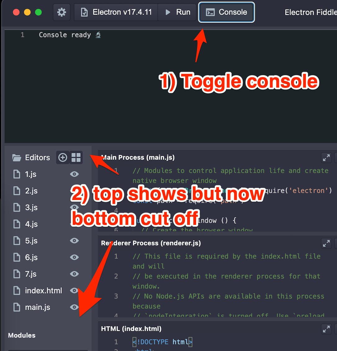 Editors list does not scroll - items cut off when there are too many files · Issue #1187 ...